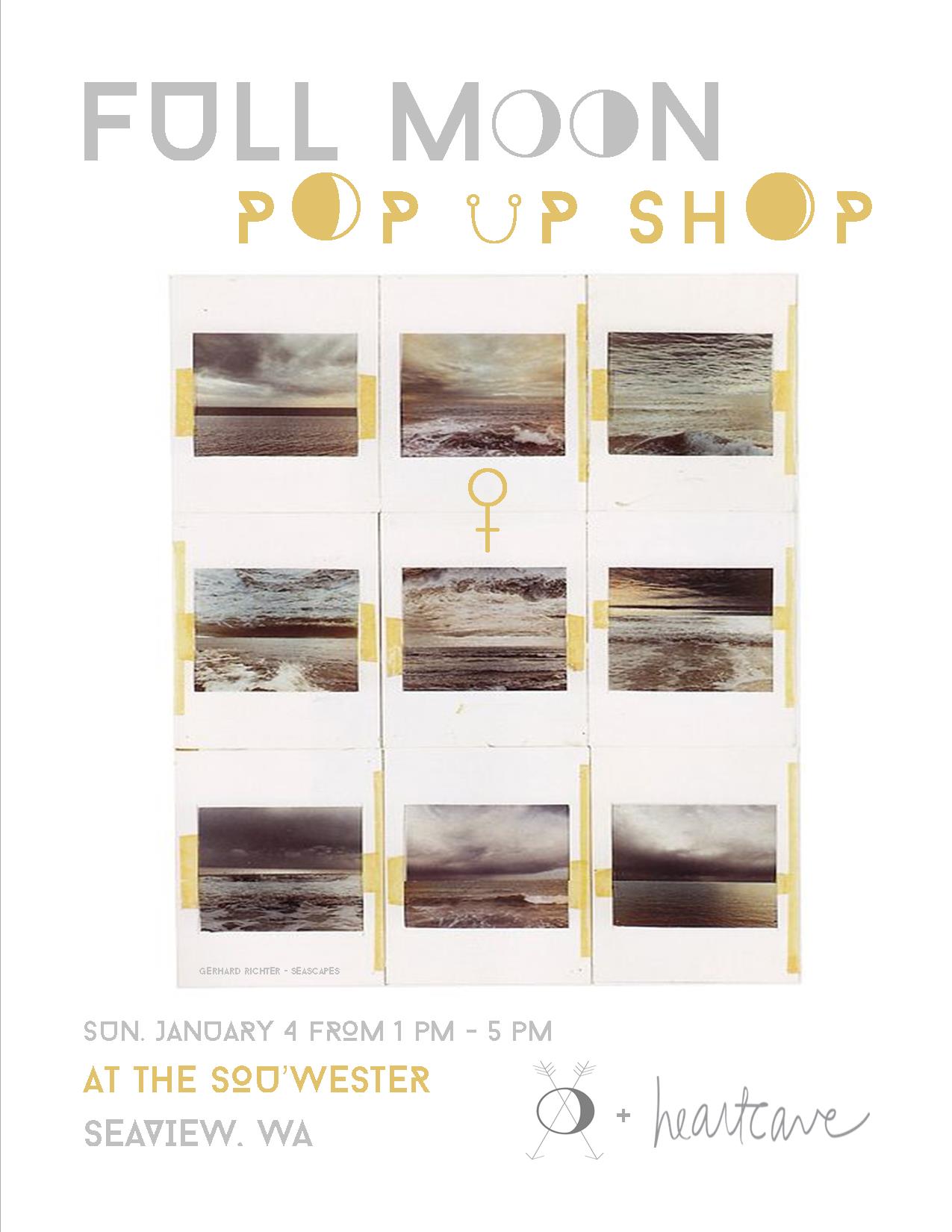 pop-up shop poster - Sou'wester Lodge