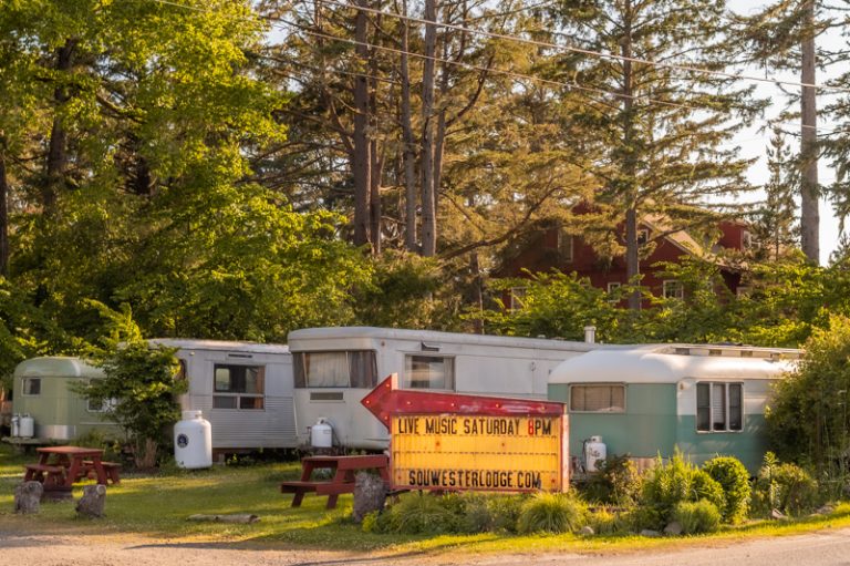 Experience the Charm of a Vintage Trailer Park at The Sou’wester Lodge ...